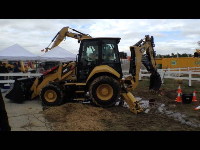 Roy Brookhart Discuss Cat’s F2-Series Backhoes at #ICUEE