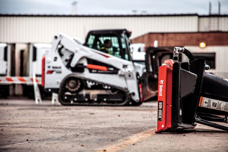 Bob-Dock: Bobcat’s Stay-in-the-Cab Skid Steer/Track Loader Attachment ...