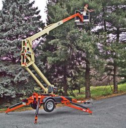 Going Up: Reach Higher with an Easy-to-Use Towable Boom Lift — Compact ...