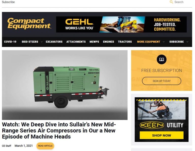 We Have a New Website. Now Go Explore! — Compact Equipment Magazine
