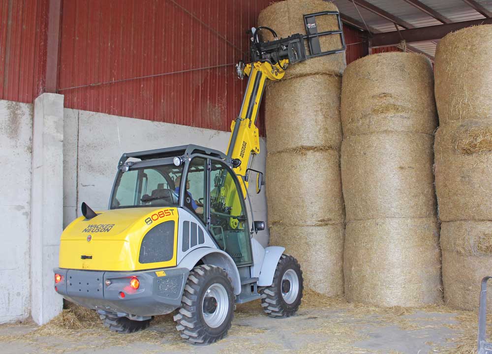 High Reach, High Production: Telescoping Wheel Loaders Bring Elevated ...