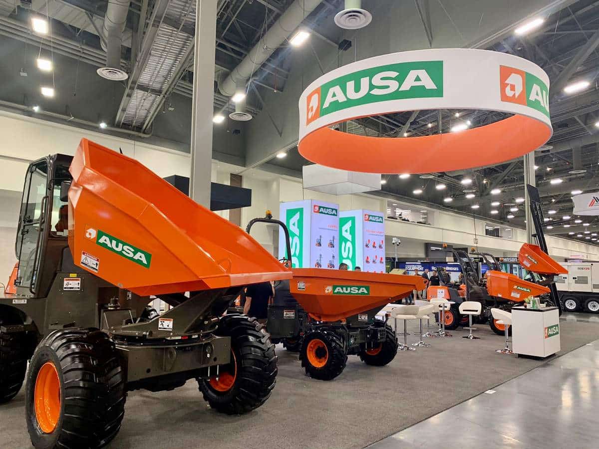 AUSA’s Range of Compact Dumpers and All-Terrain Forklifts Were on Full ...