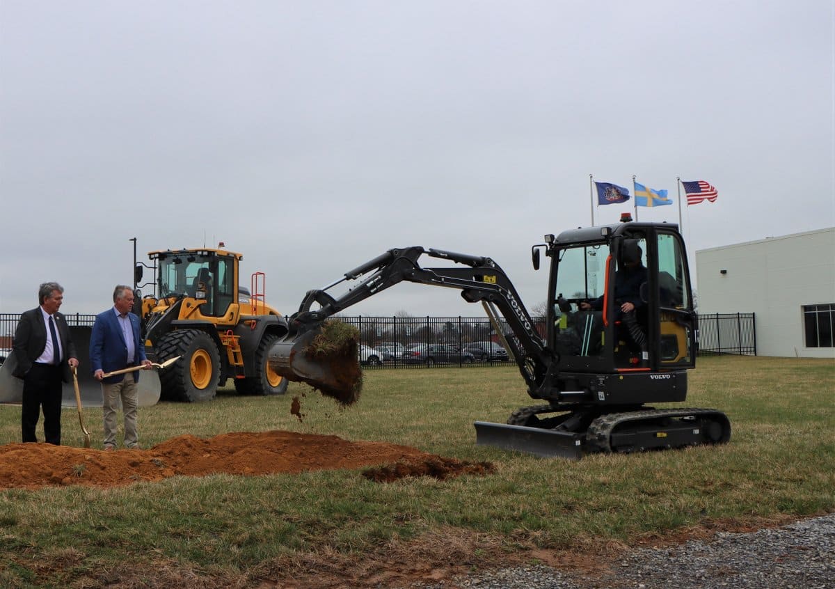 Volvo Electric Mini Ex Helps Break Ground on New $6.4M North American ...