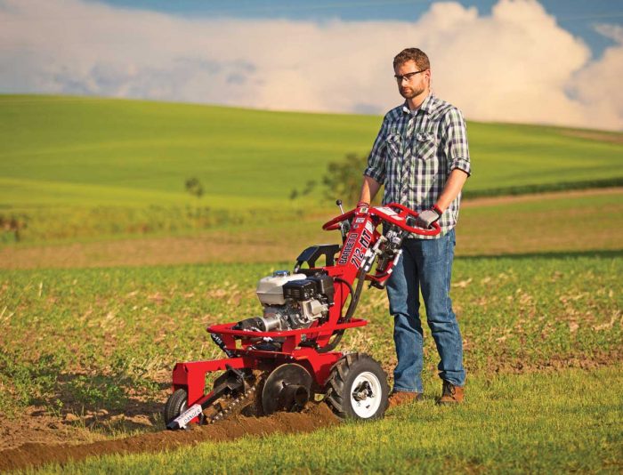 Trencher Talk: Walk-Behind Trencher Specs from Barreto Mfg Inc ...