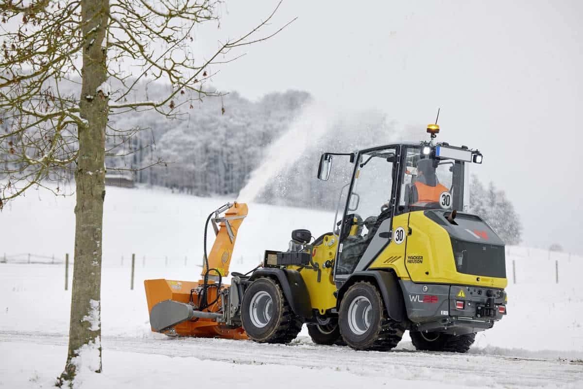 How to Outfit a Compact Wheel Loader for Winter and Snow Work — Compact ...