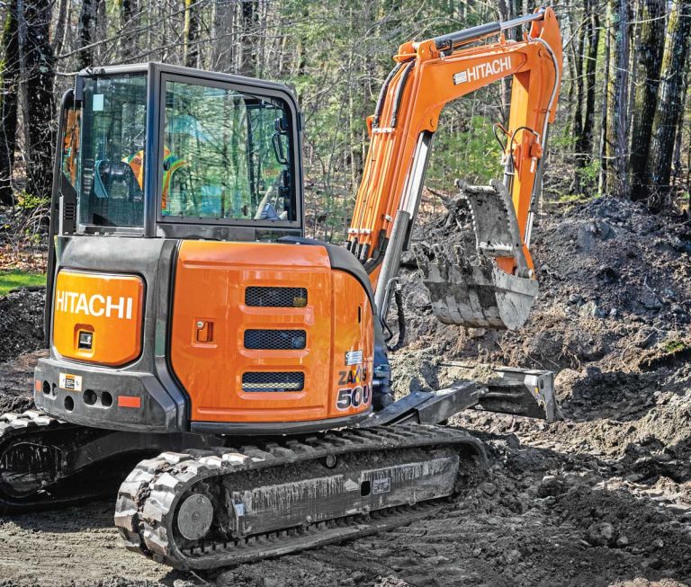 Innovative Iron Awards: Hitachi's ZX50U-5N Mini Excavator — Compact ...