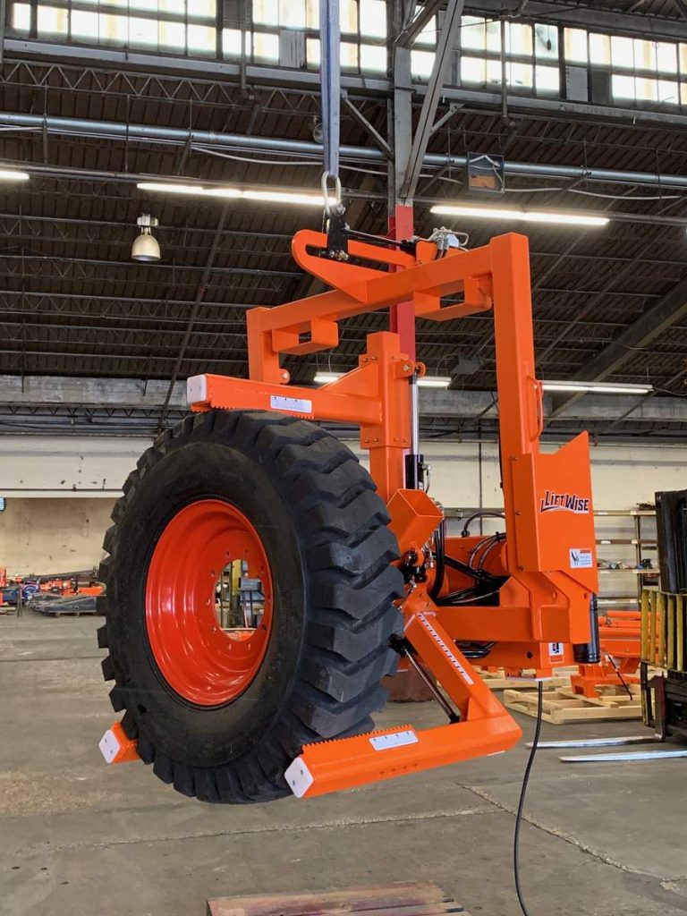 Get a Load of this LiftWise HTH-1400 Hanging Tire Handler — Compact ...