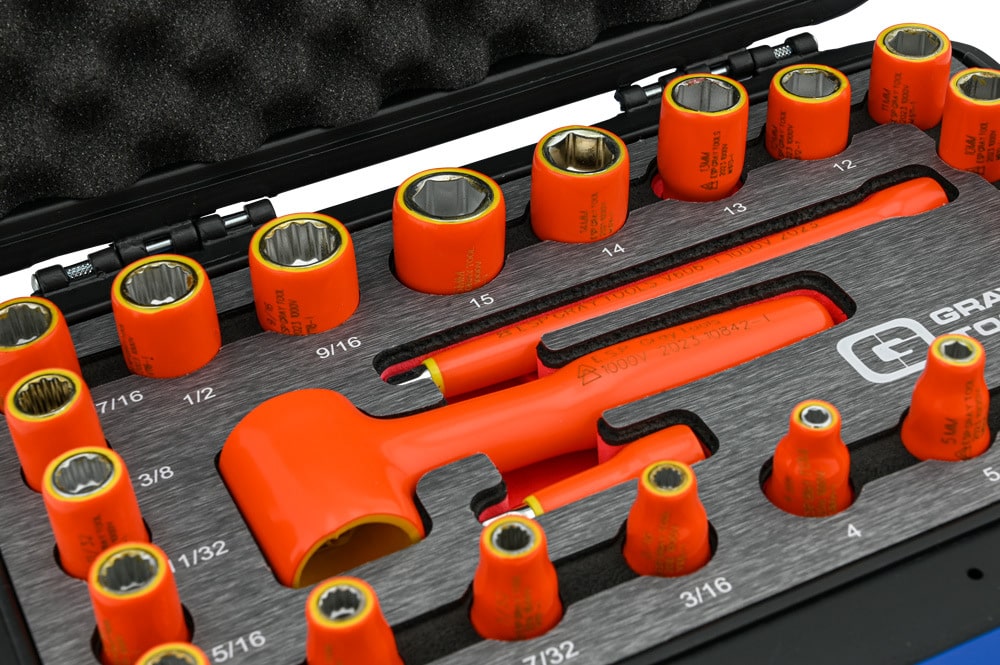 Check These Gray Tools' Made-in-the-USA Insulated Socket Sets — Compact ...