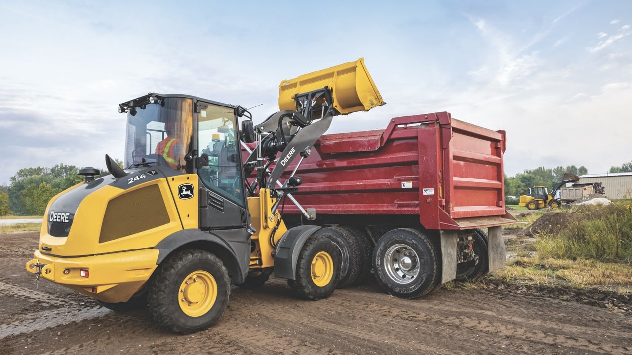 John Deere's P-Tier 244, 324 and 344 Compact Wheel Loaders