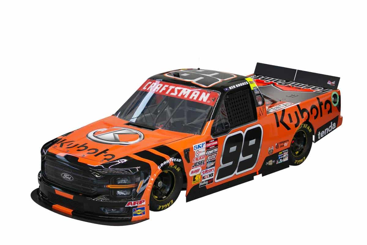 Kubota Is the Primary Sponsor of ThorSport Racing/Ben Rhodes