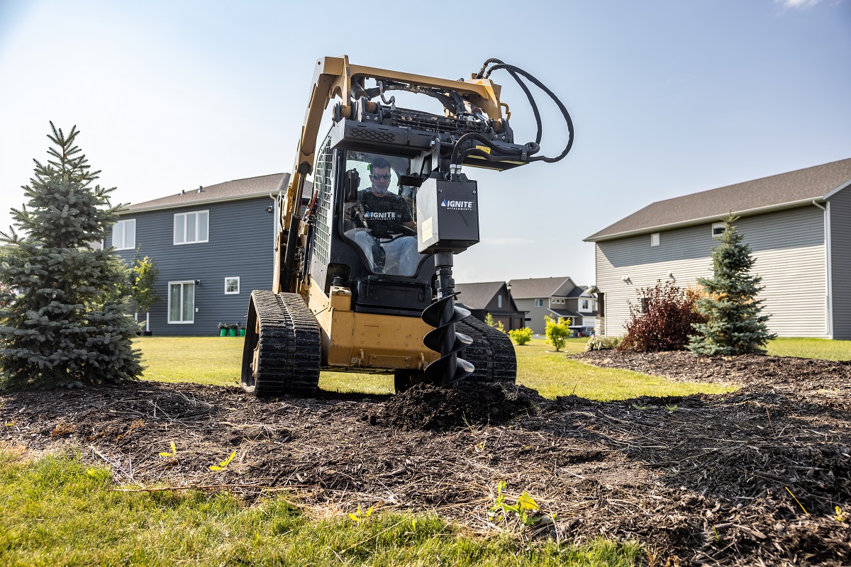 Choosing the Right Auger Attachment for a Compact Track Loader