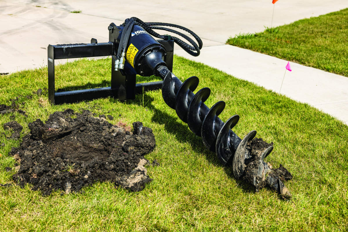 Choosing the Right Auger Attachment for a Compact Track Loader