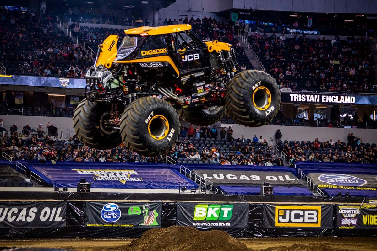 Video: JCB’s Dirt Squad Are the Unsung Heroes of Monster Jam
