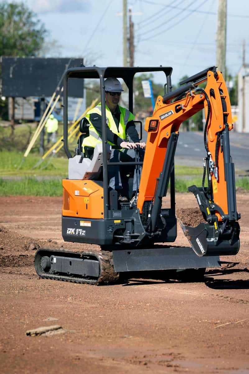 Develon Introduces Its Smallest Mini Excavator, the DX17Z-7 — Compact Equipment Magazine
