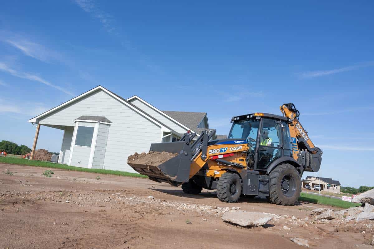 Case Launches First Available Electric Backhoe Loader
