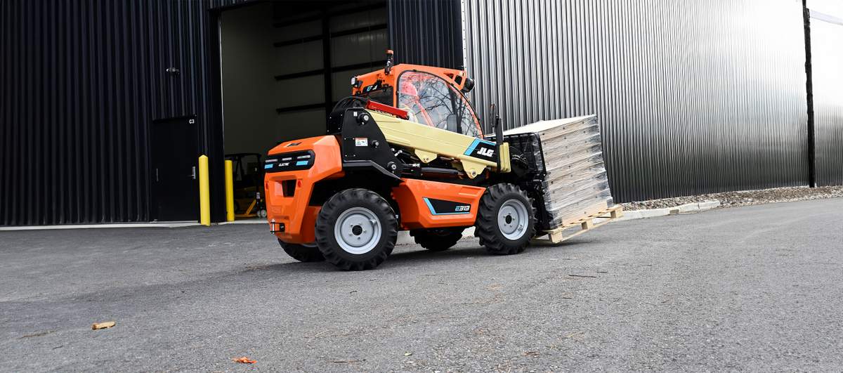 All the Details on the JLG E313 Electric Compact Telehandler