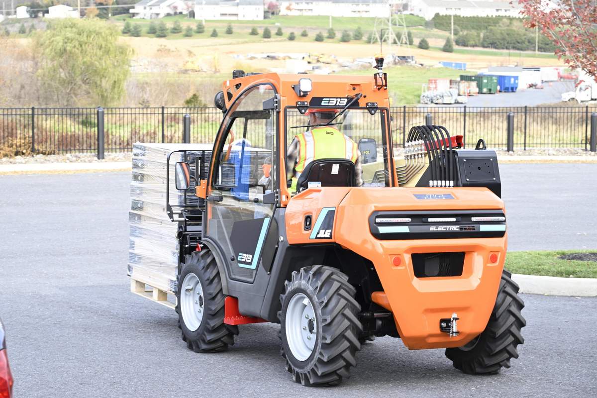 All the Details on the JLG E313 Electric Compact Telehandler