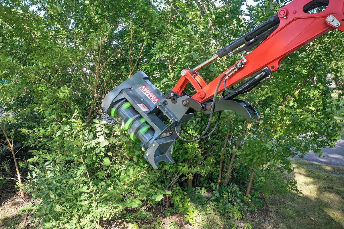 Safety Advice for Mulching Attachments on Track Loaders