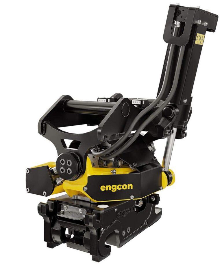 Details, Specs on the engcon EC204 Tiltrotator for Mini Excavators