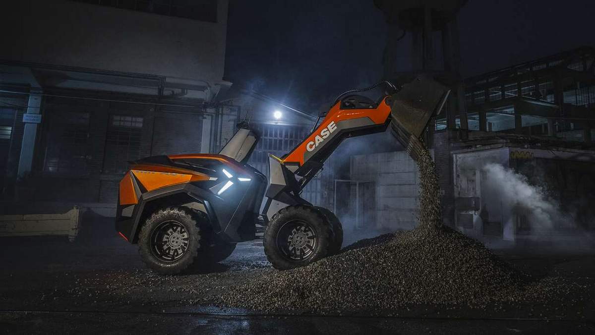 Case Unveils 12EV Remote Control Electric Wheel Loader Concept