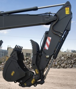 Geith shows off the extended range of motion of its progressive linkage ...