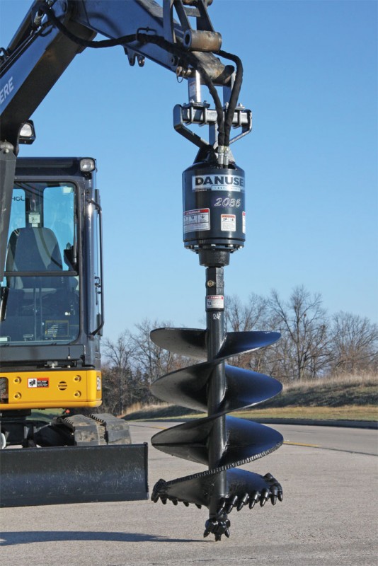 How to buy an auger attachment for a mini excavator